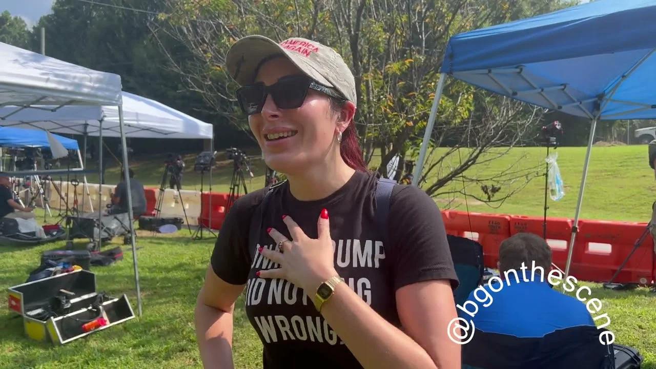 Interview with Laura Loomer in Atlanta, Georgia Ahead of Trump Arrest 8 ...