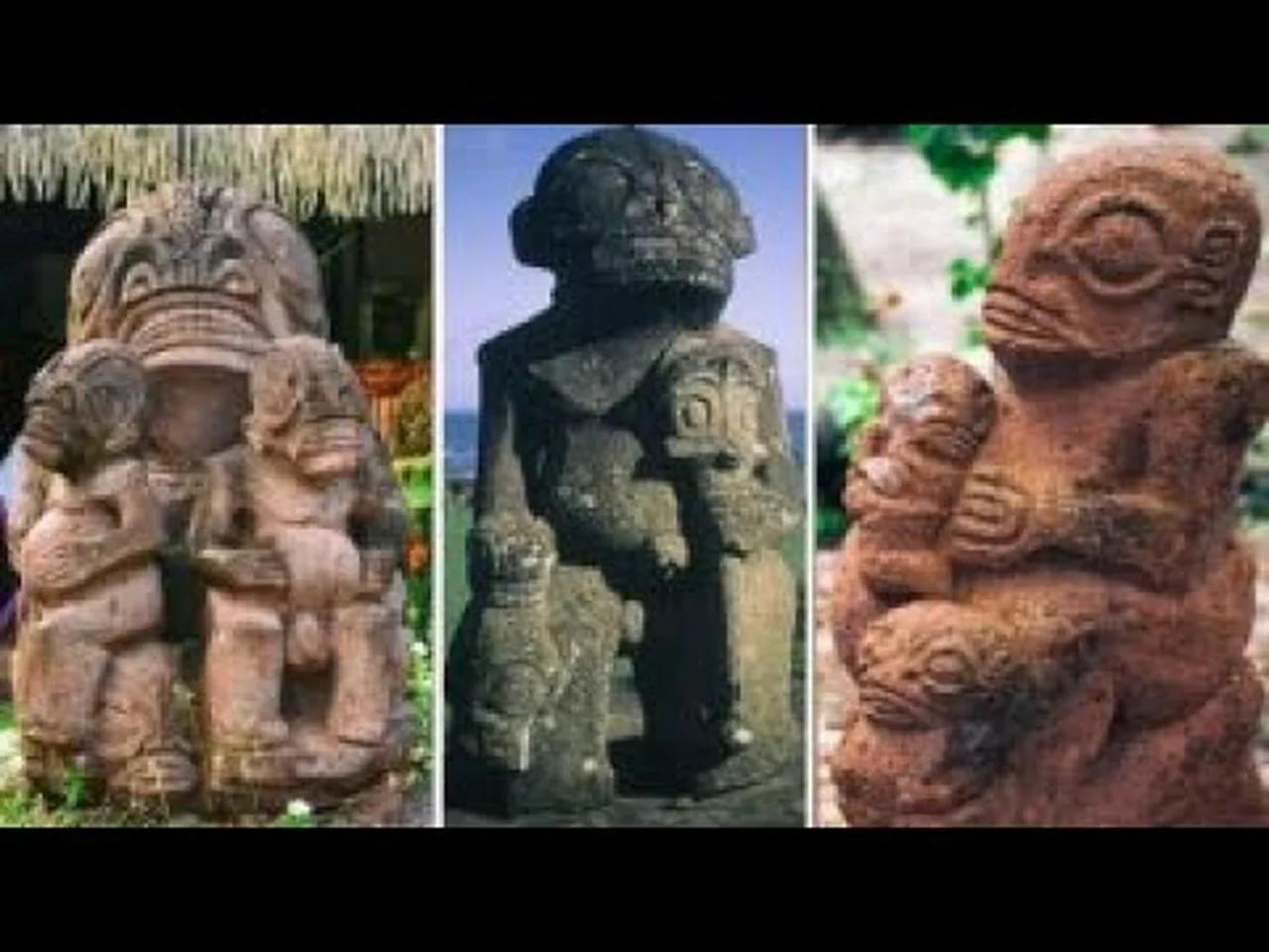 Ancient Statues In French Polynesia bear a striking resemblance to ...