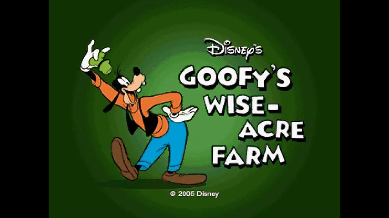 Jakks Pacific TV Game: Goofy's Wise-Acre Farm (2005 Disney)