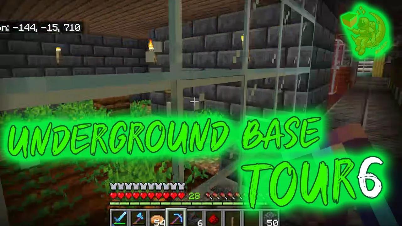 A Brief Tour of My Ultimate Underground Survival Mega Base #6 Minecraft ...