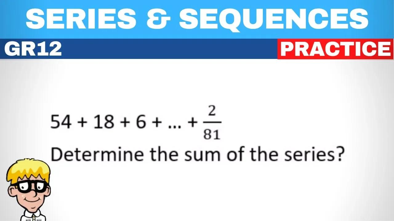 Geometric sum grade 12: practice