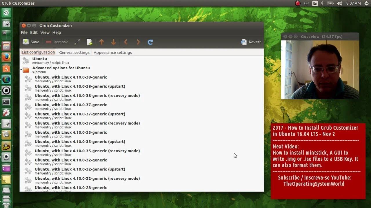 2017 How To Install Grub Customizer In Ubuntu 16 04 Lts Nov 2