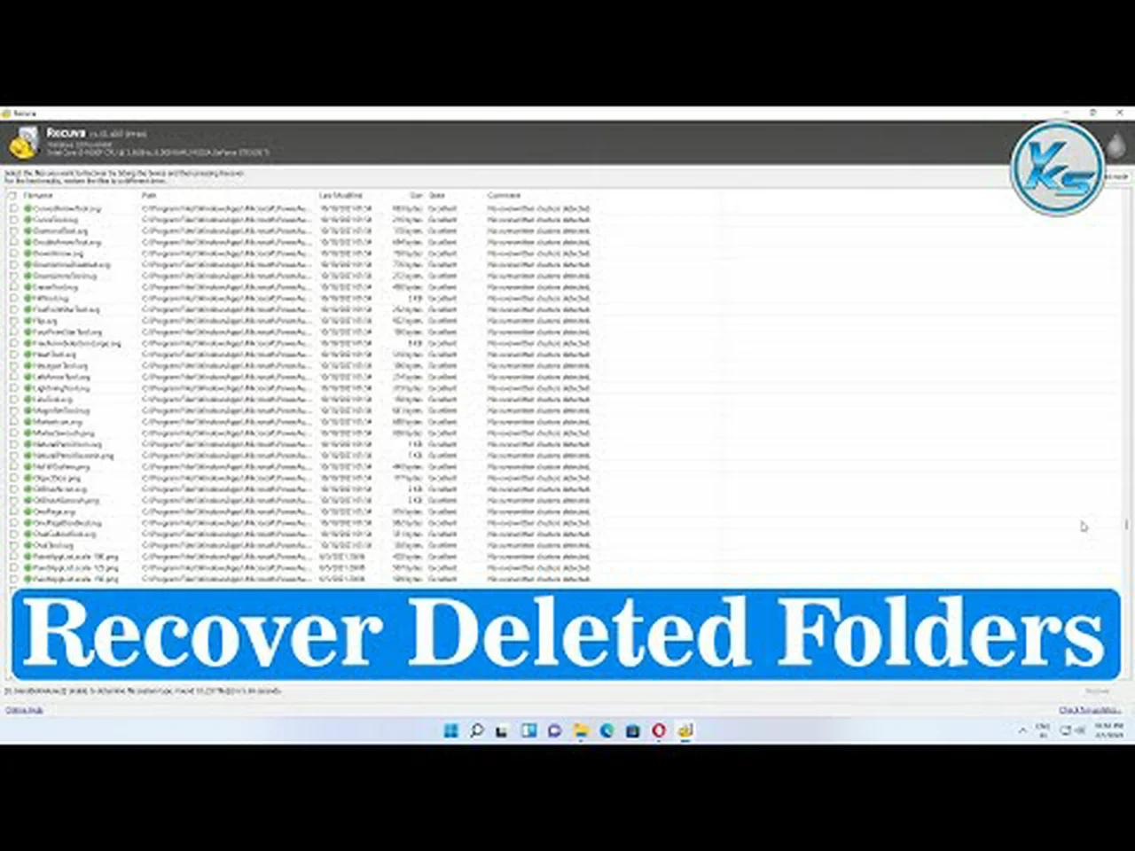 How To Recover Deleted Folders On Windows 11