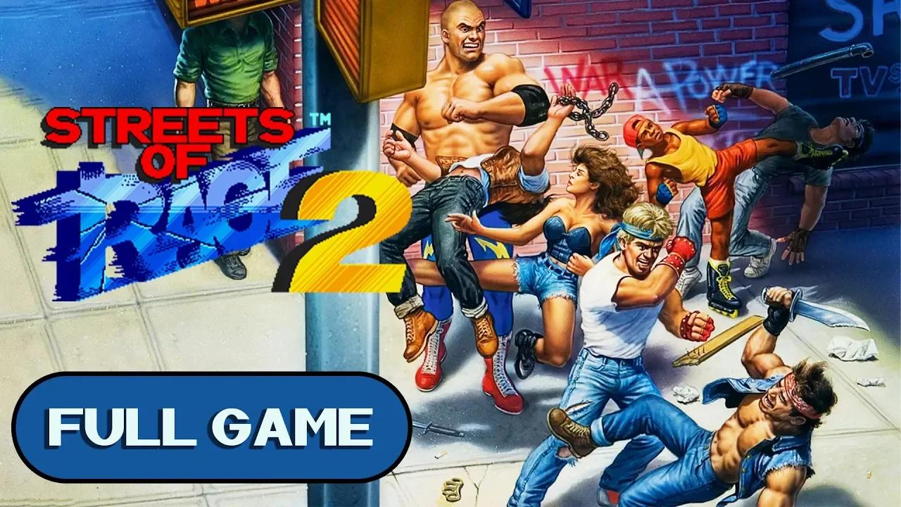 Streets of Rage 2 GENESIS MEGA DRIVE FULL GAME Longplay Gameplay ...