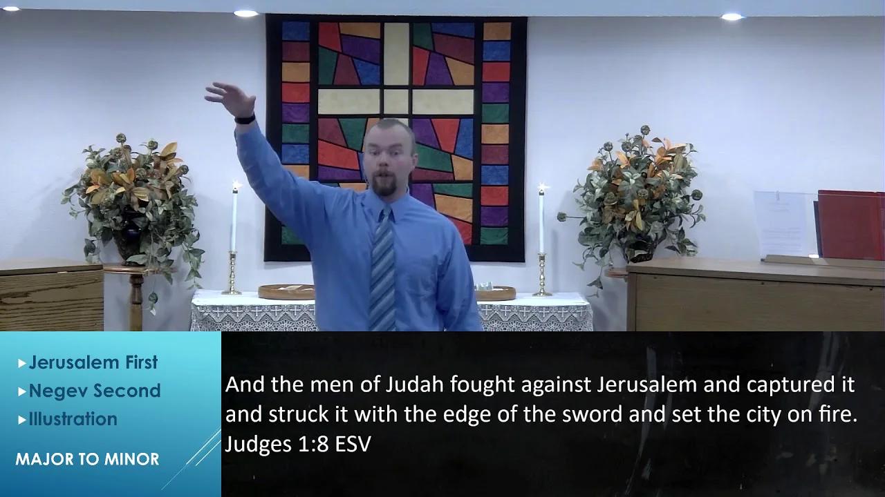Conquering Sin, Judges 1.8-15