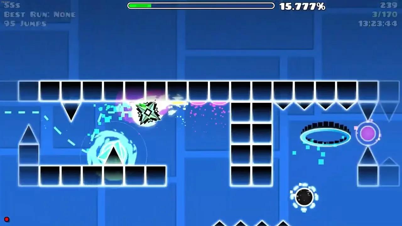 Geometry Dash Layout - Freedom Dive