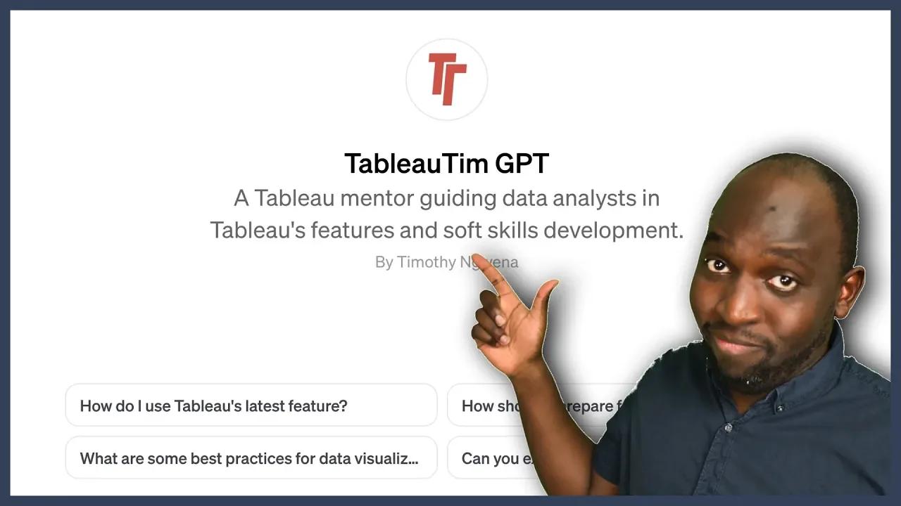 Building TableauTim GPT v1 : Part 1