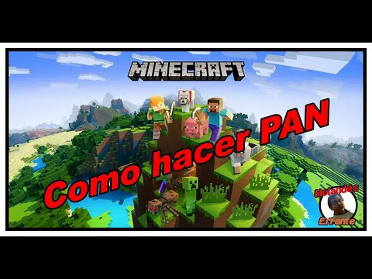 Como hacer Pan en Minecraft 1.18 - Tutorial
