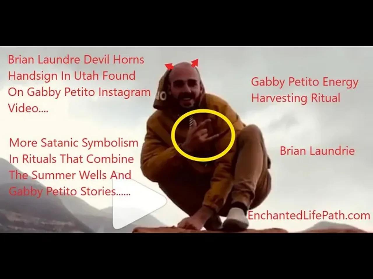 Brian Laundrie Satan Hand Sign In Gabby Petito Instagram Video - Gabby ...