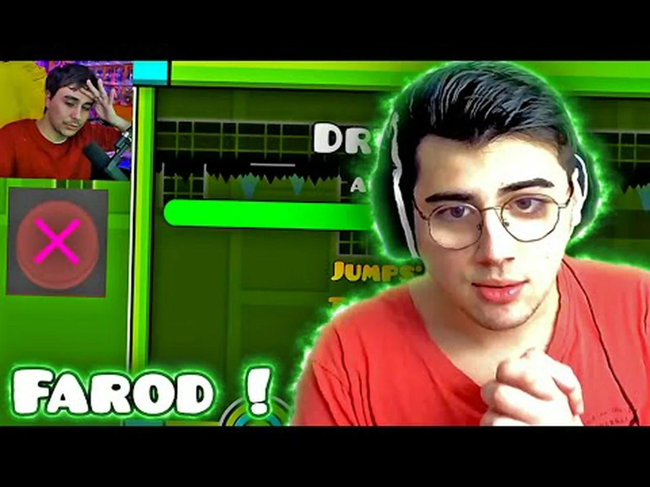 Je réagis à @Farod qui teste Geometry Dash