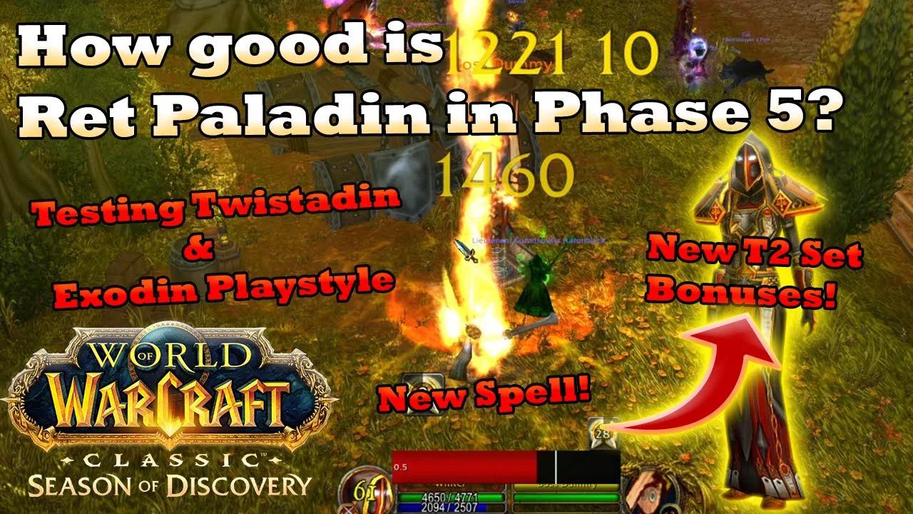 How good is Ret Paladin in Phase 5? [WoW SoD PTR Testing]