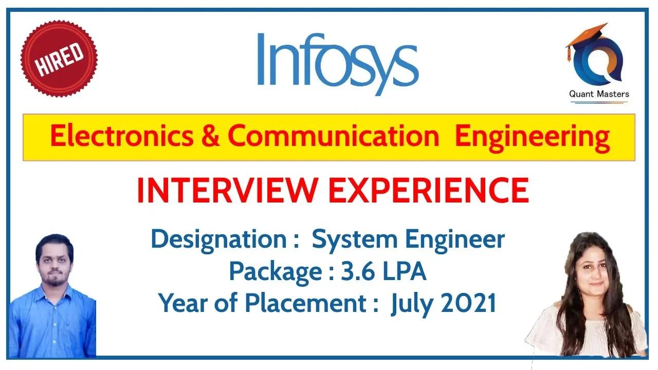 Infosys Interview Experience 2021 | ECE Branch #infosysinterview # ...