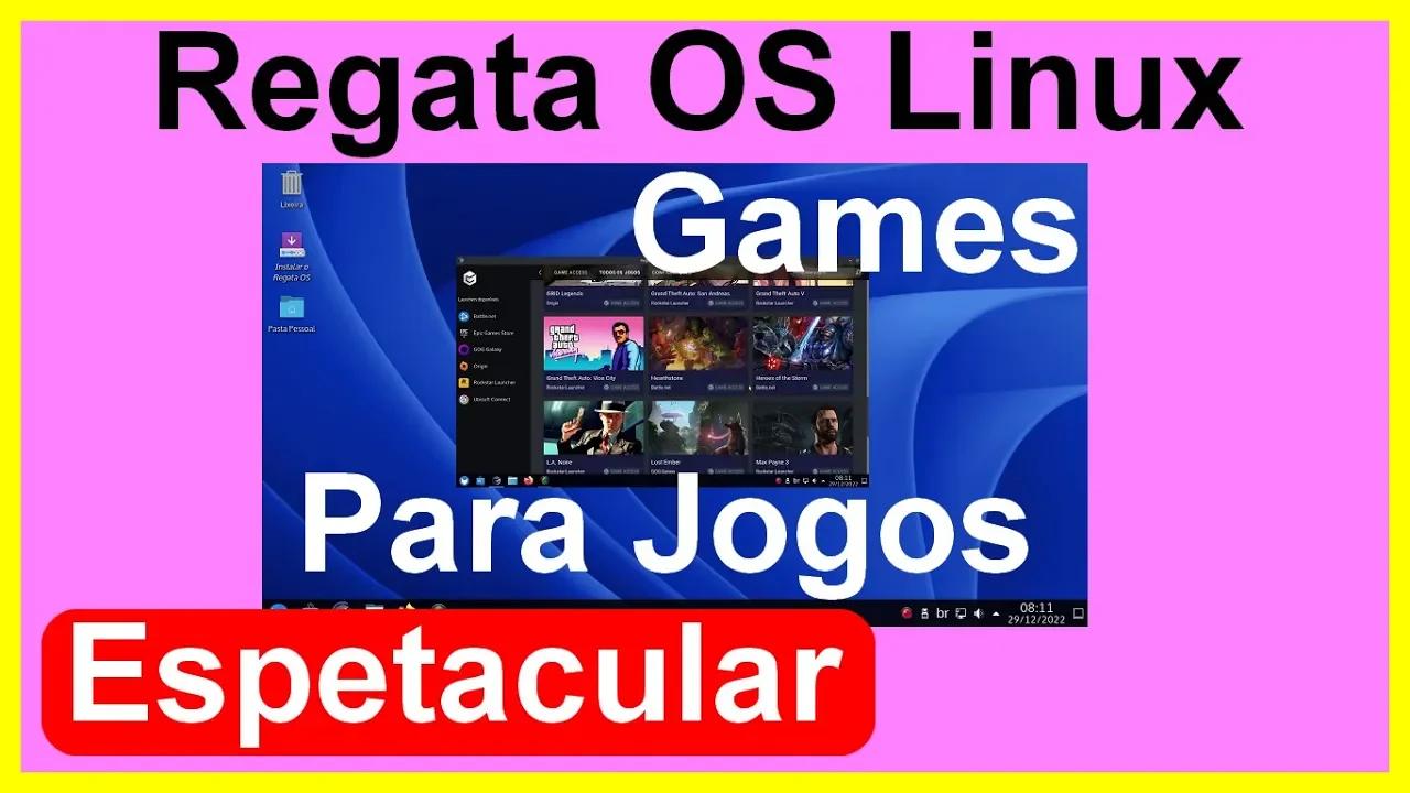 Regata OS 22 Discovery. Distro Linux Brasileira voltada para Jogos ...