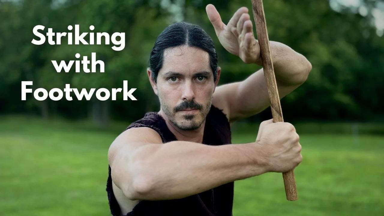 Kali Stick Fighting Beginner Striking With Footwork Drills