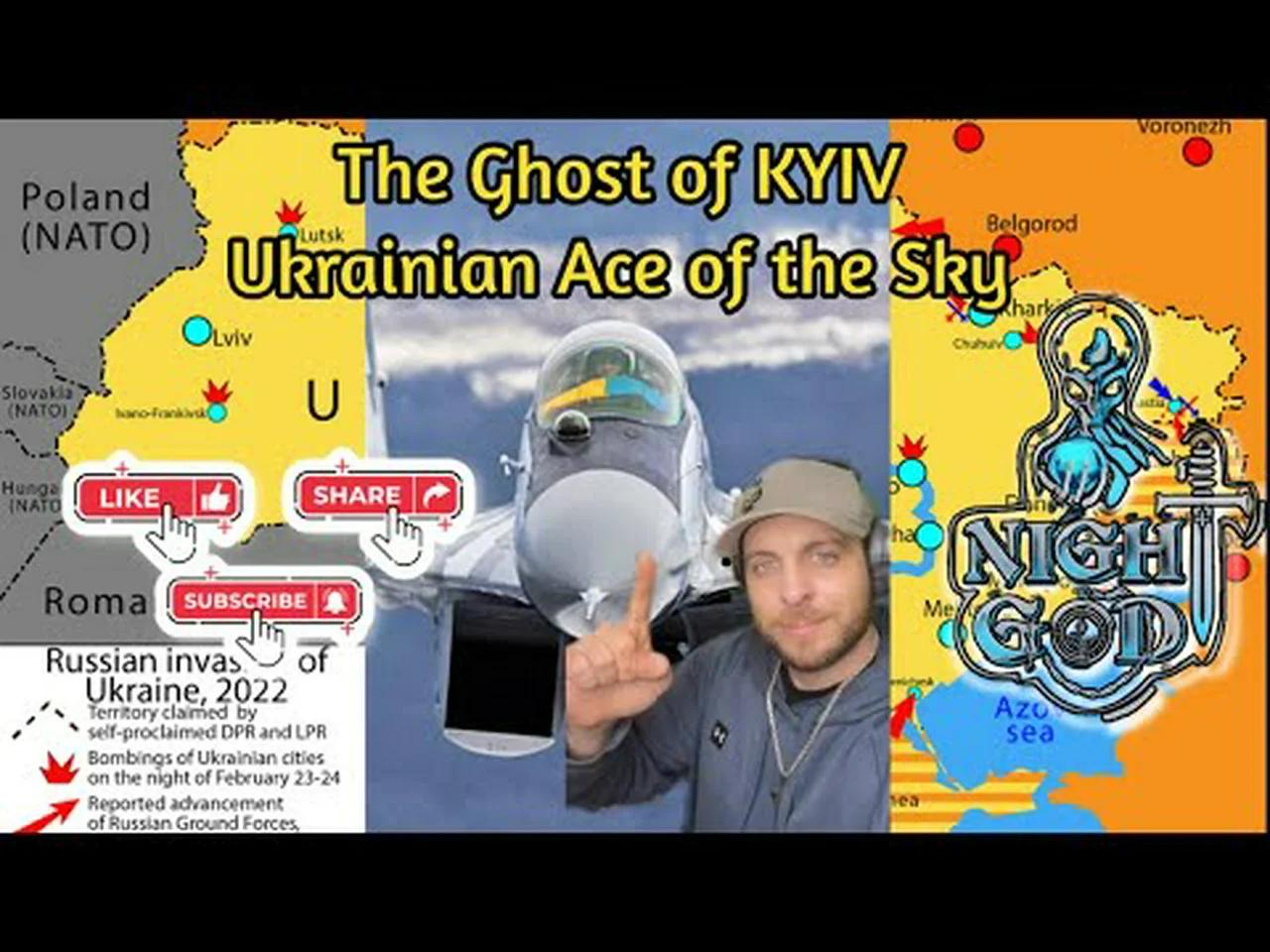 Russian Ukraine War, The Ghost Pilot of Ukraine Takes out 7 Russian ...