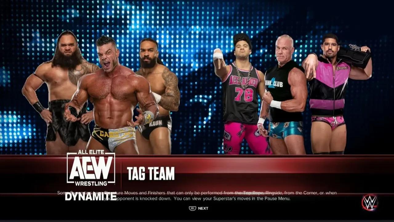 AEW Dynamite The Acclaimed vs The Mogul Embassy for the AEW World Trios ...