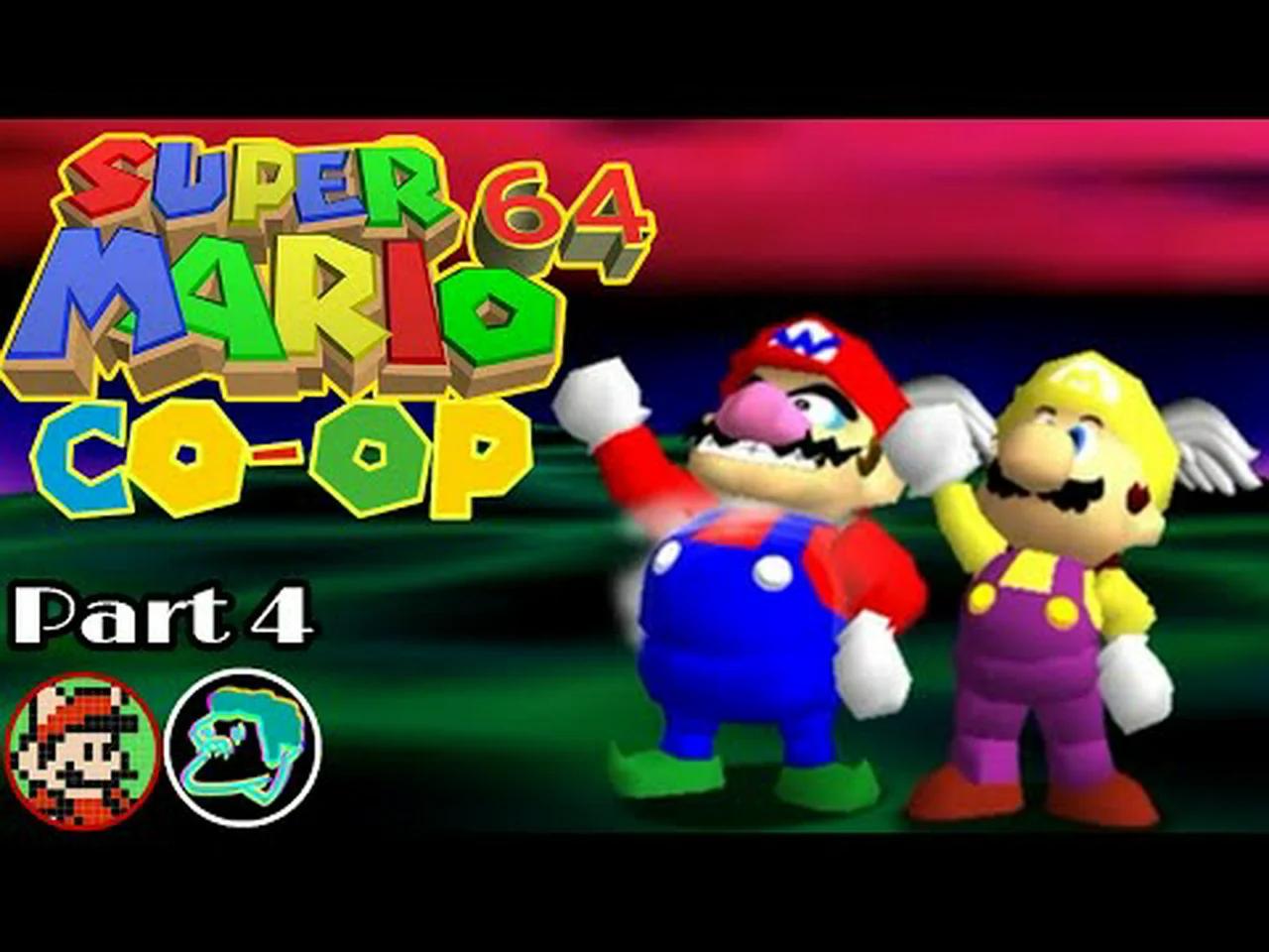 Super Mario 64 PC Port - Online Co-Op Playthrough Part 4