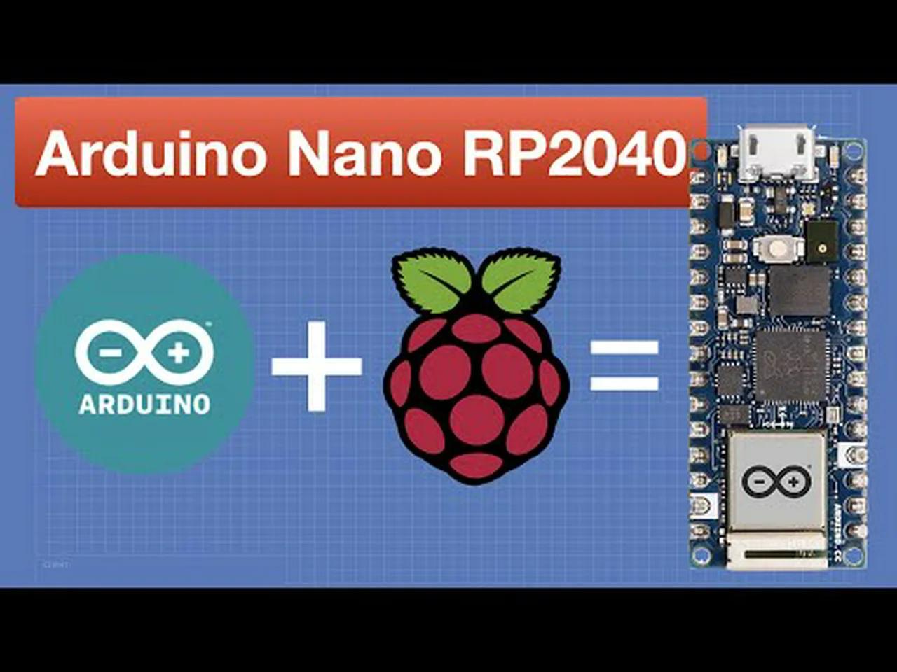 Arduino Nano Rp2040 Connect Arduino Meets Raspberry Pi 