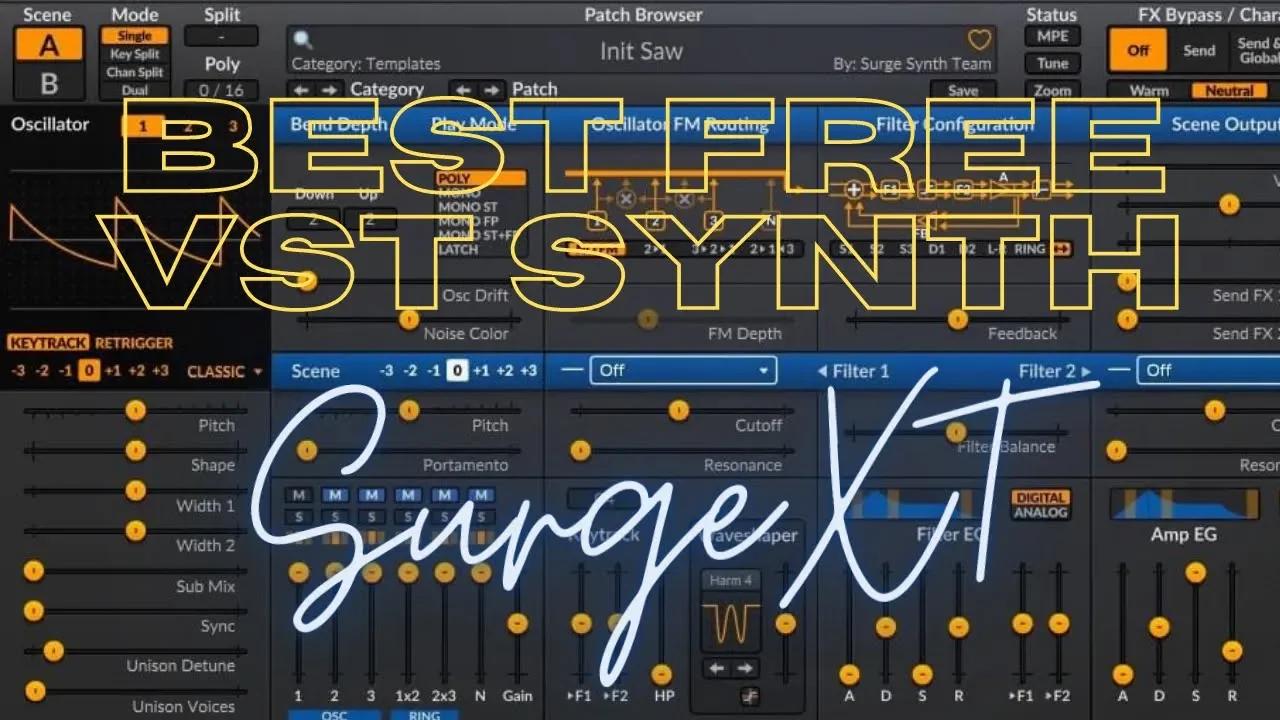 Surge XT - Best Free VST 2022?