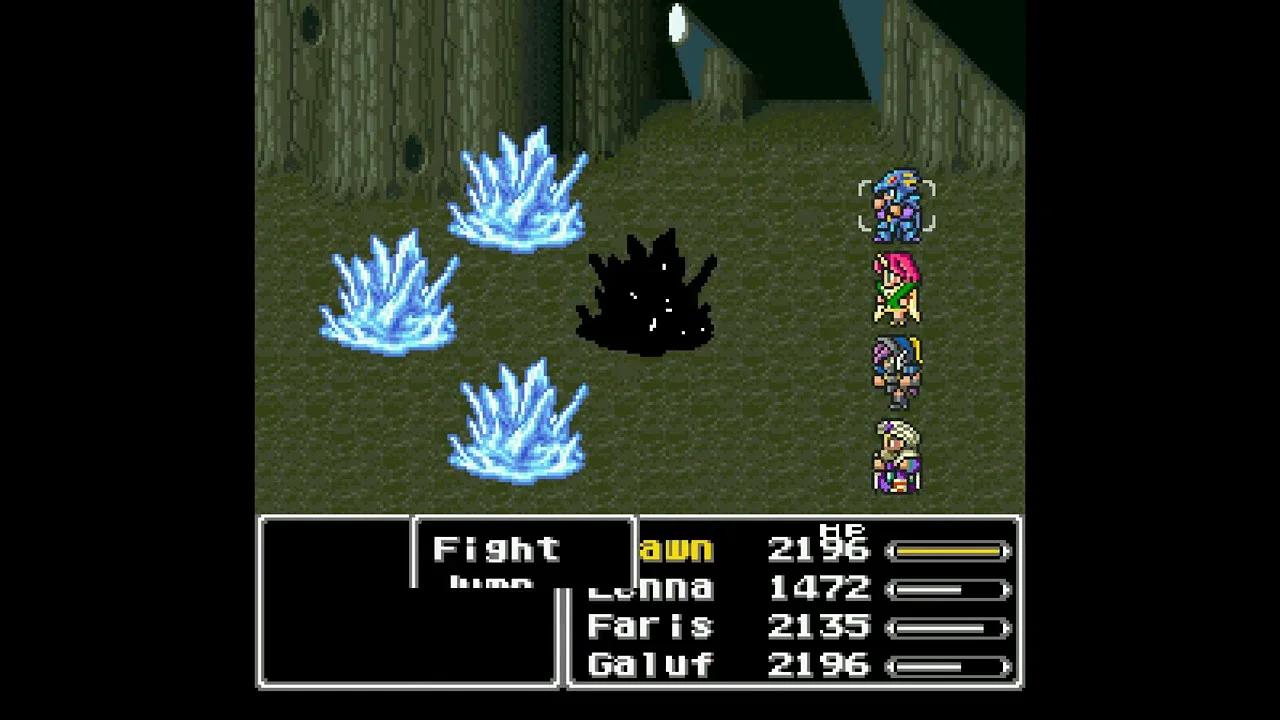 Final Fantasy V (SNES) - Guardian Tree - Crystals