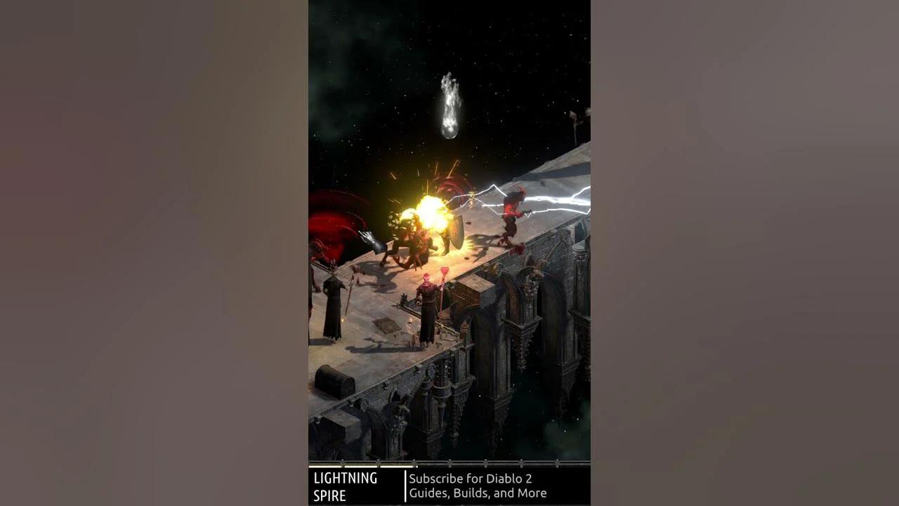 Lightning Spire - Diablo 2 Monsters #shorts