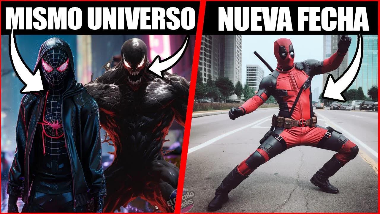 Miles Morales Vs Venom en el Live Action | Deadpool 3 Nueva Fecha de ...