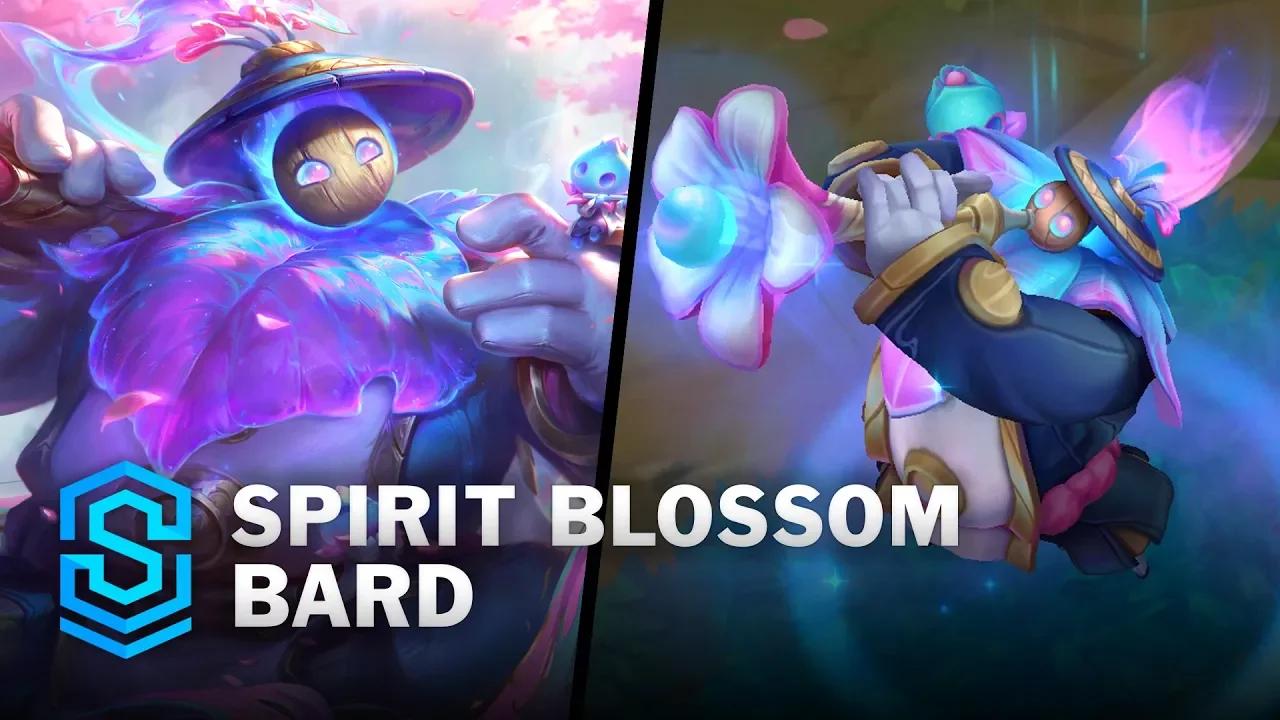Spirit Blossom Bard Skin Spotlight - Pre-Release - PBE Preview - League of Legends