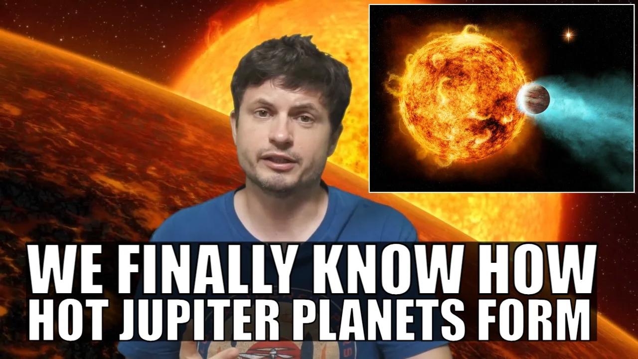 Visual Evidence of a Planet Becoming a Hot Jupiter Explains How They Form