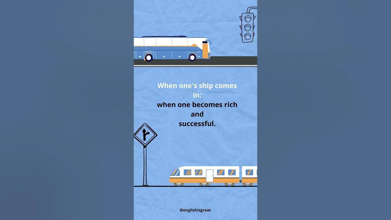 TRANSPORTATION IDIOMS #imlearningenglish #english #ilovelearningenglish ...