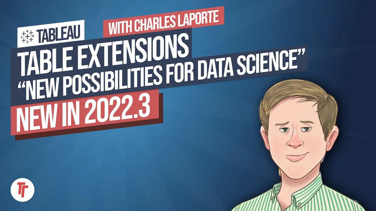 Table Extensions for Data Science and more : New in Tableau 2022.3 | Data Science in Tableau
