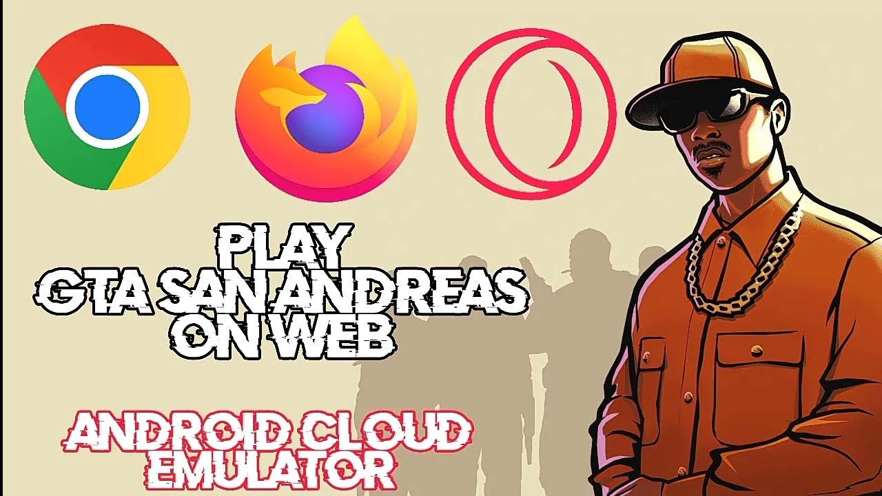 How To Play GTA SAN ANDREAS ON WEB BROWSER. [WEB ANDROID EMULATOR].