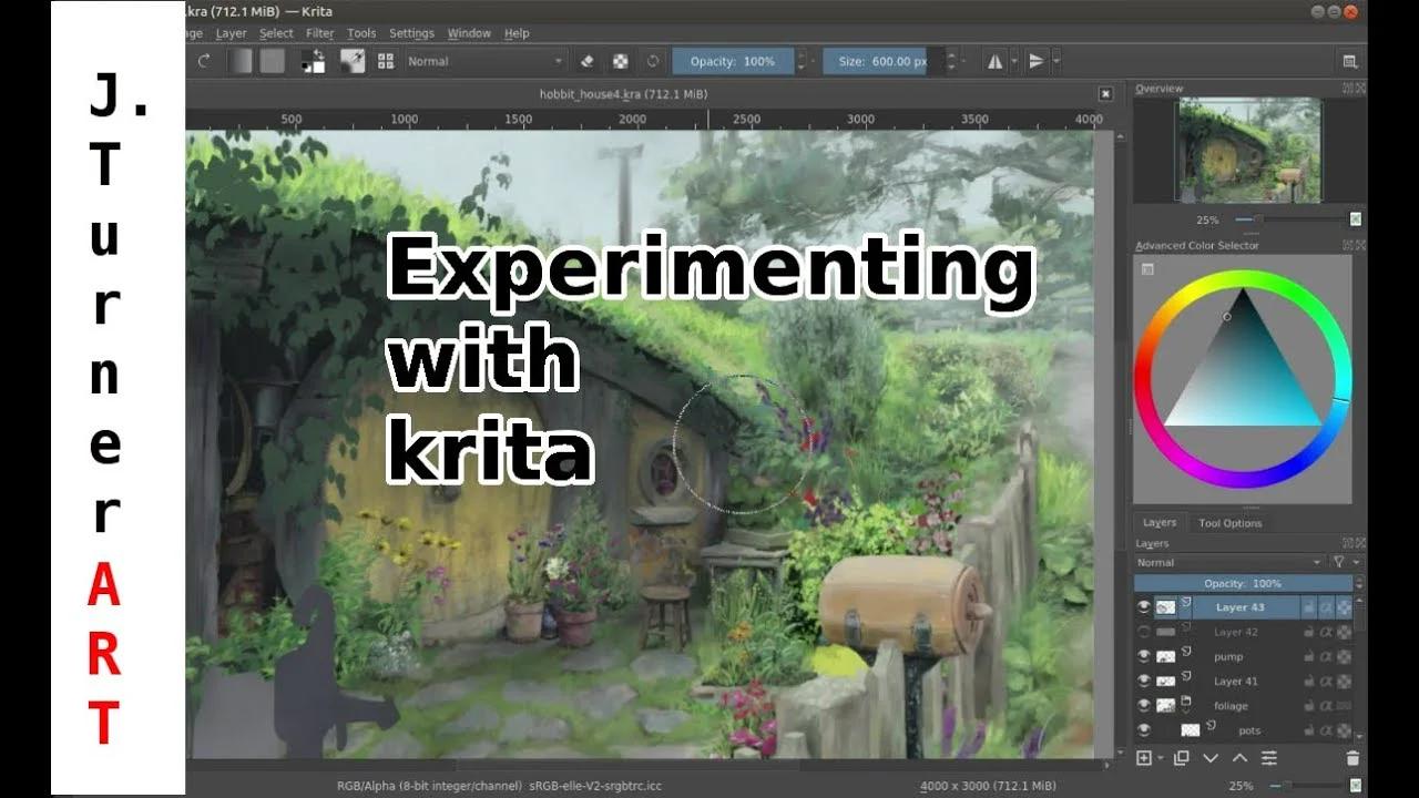 Experimenting with Krita Features and Techniques
