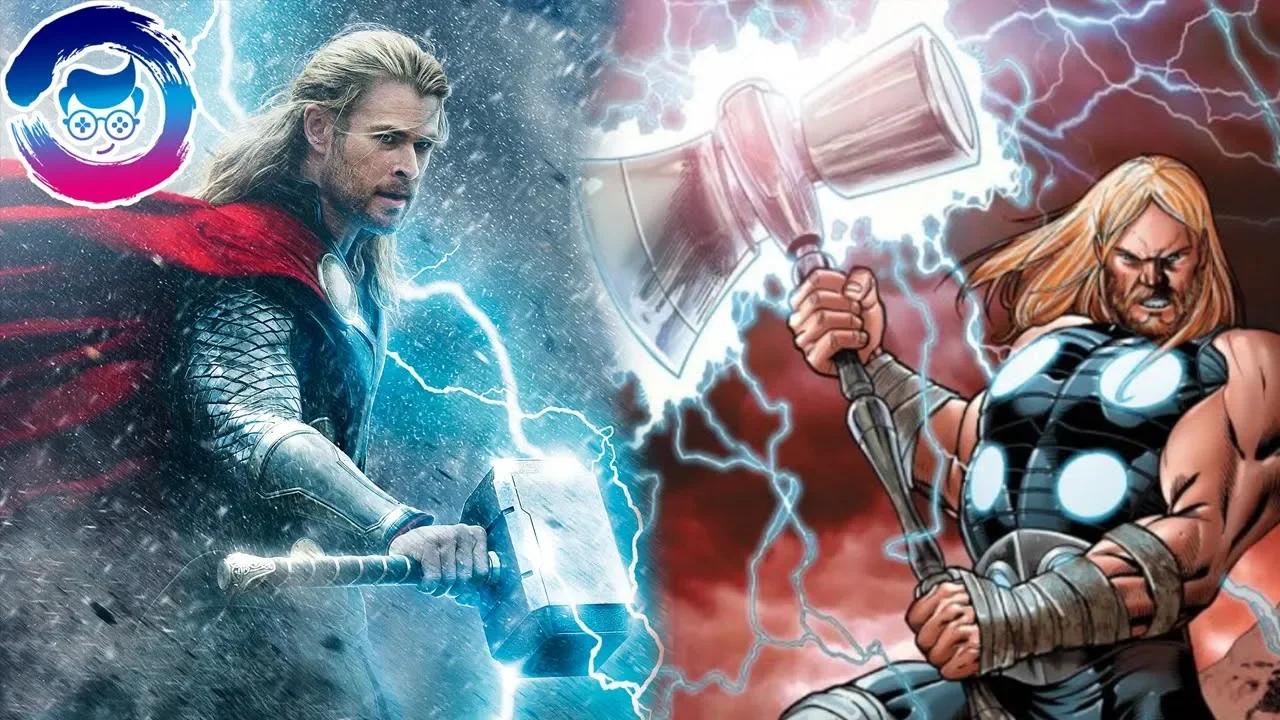 Las DIFERENCIAS de THOR del UCM al de los COMICS