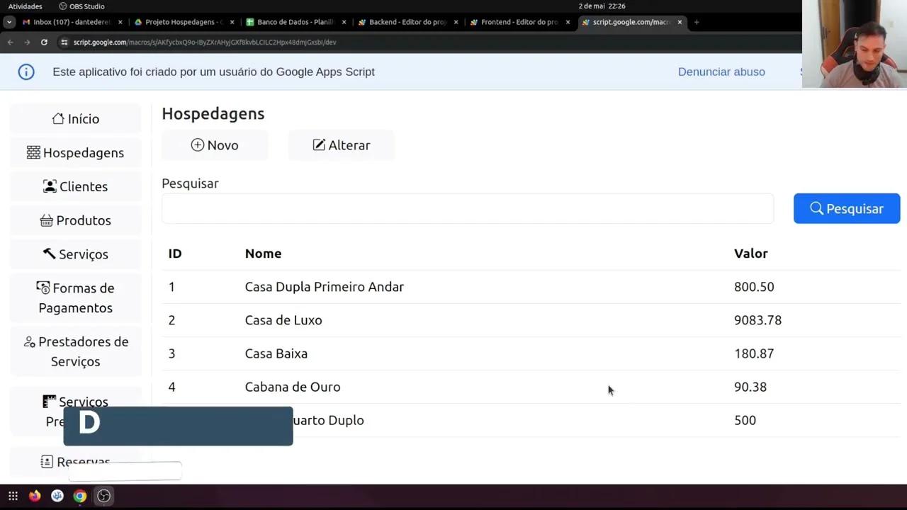Parte 42 - Desenvolvimento de Sistemas com Apps Script