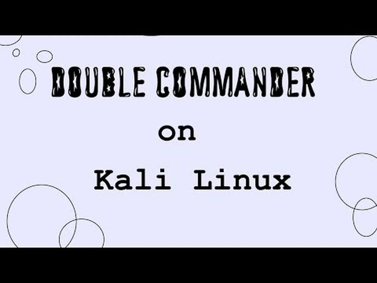 How to install Double Commander 0.8.0 alpha from Terminal on Kali Linux ...