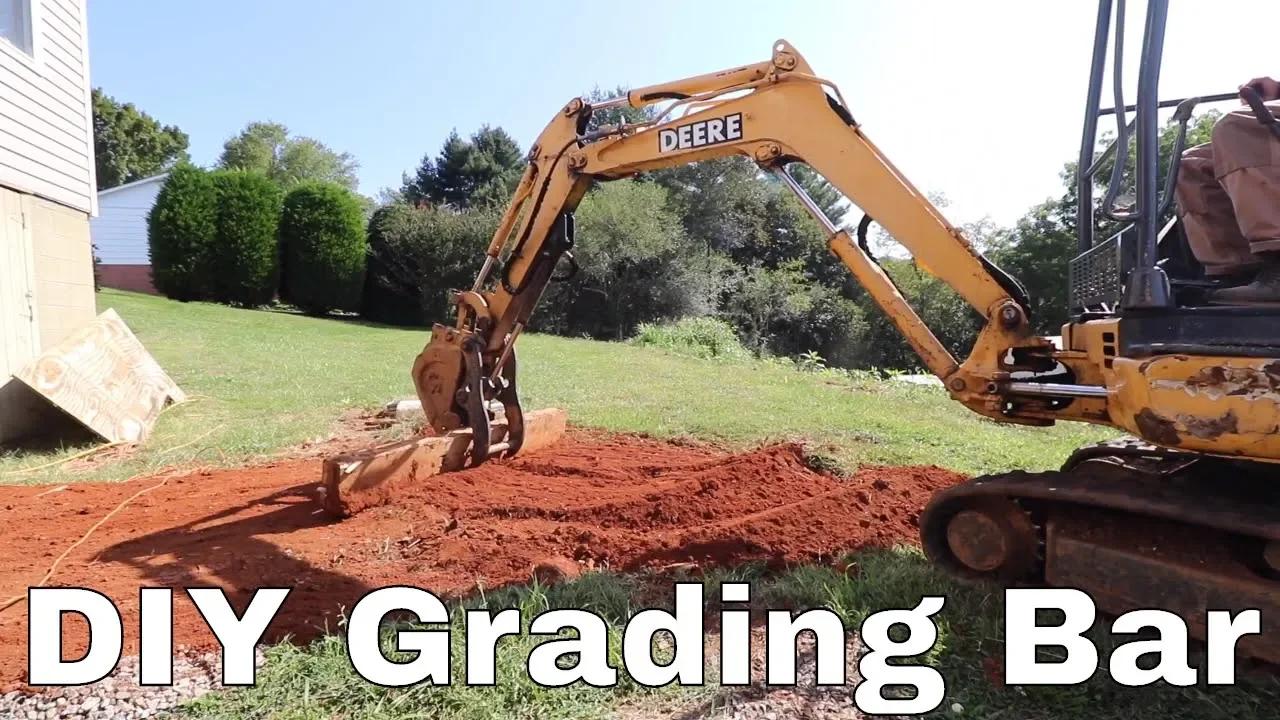 Grading With An Excavator Without A Grading Bucket