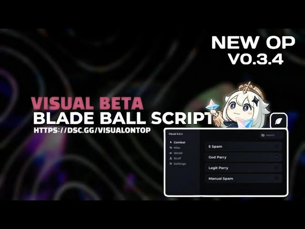 NEW BLADE BALL OP SCRIPT VISUAL BEST AUTO BLOCK | 100% WINS