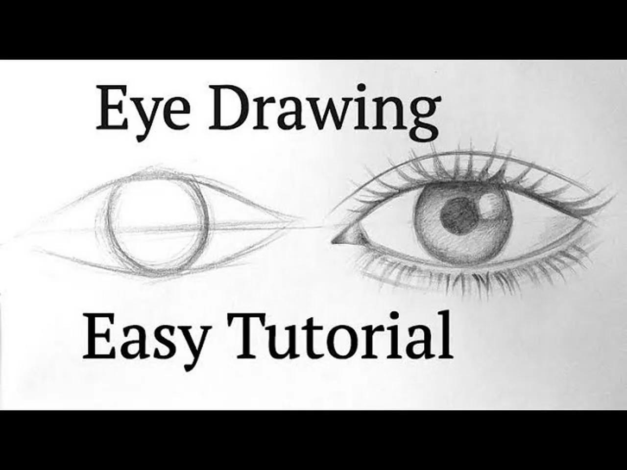 How To Draw An Eye Eyes Easy Step By Step For Beginners Eye Drawing
