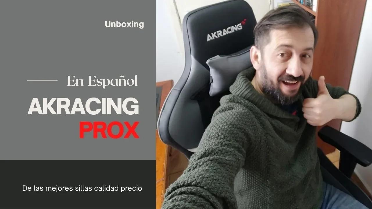 Silla GAMER AKRACING ProX series Unboxing como armarla paso a paso y ...