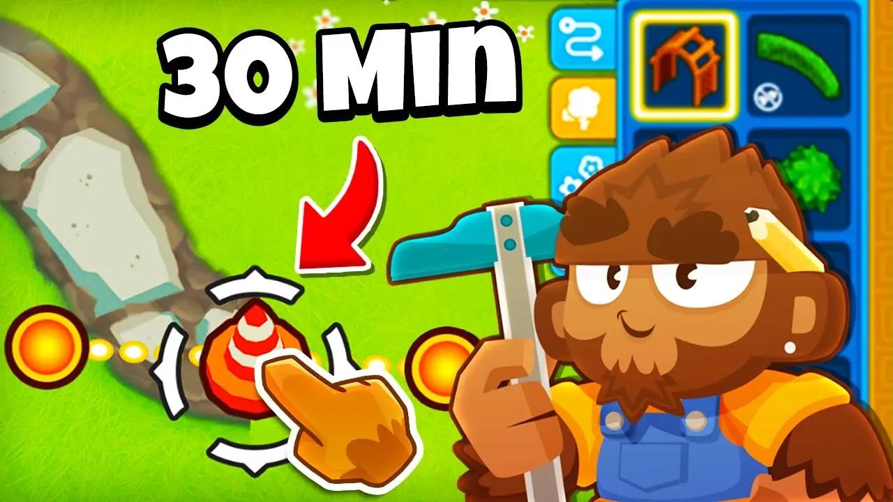 30 minutes to create the best 1TC Map! (BTD 6)
