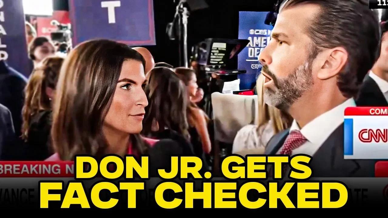 Don Junior Gets Brutally Fact Checked To His Face By CNN Reporter