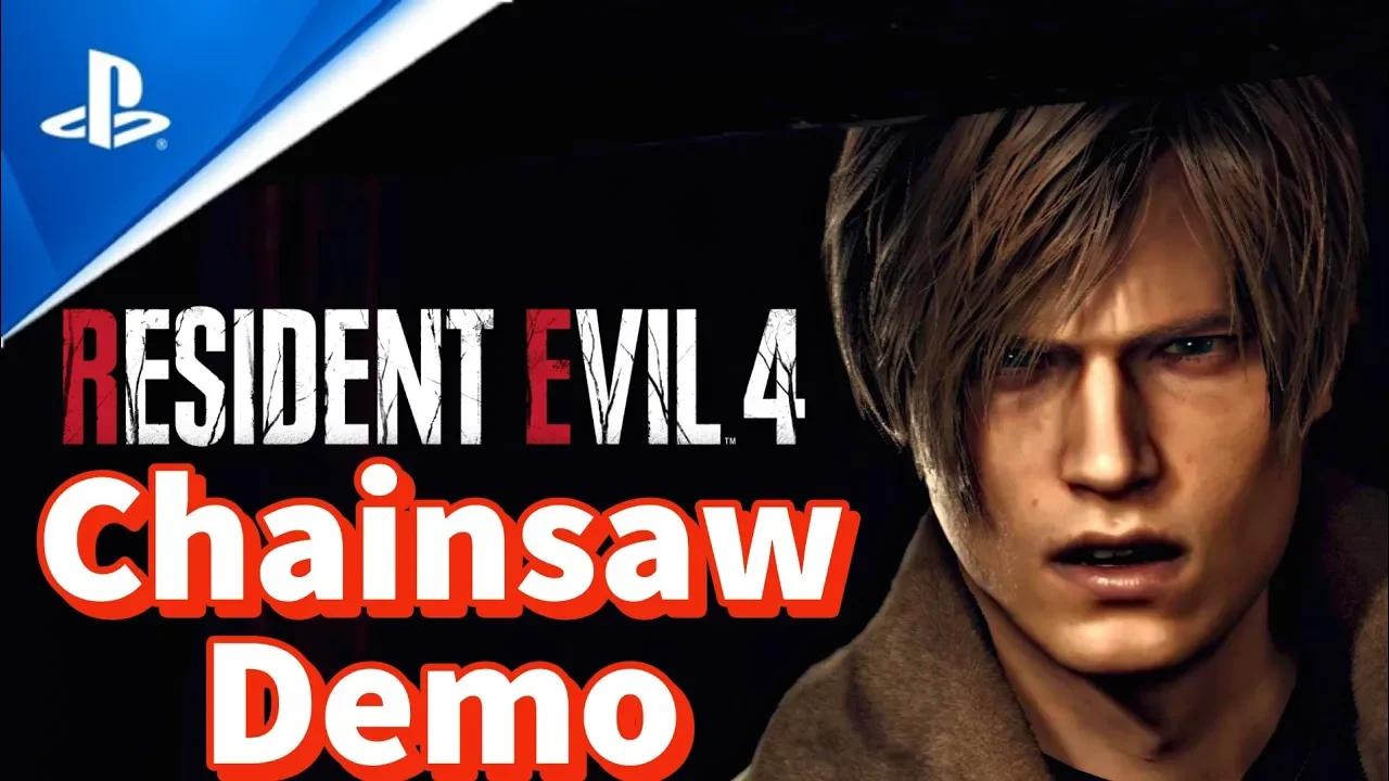 Resident Evil 4 Remake Chainsaw Demo Full Gameplay 4K 60FPS