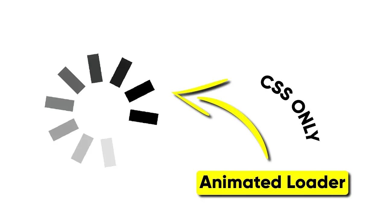 Animated Loader Using Html And Css Only Loading Animation Using Html