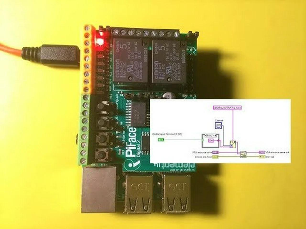 Demo Raspberry Pi And Piface Digital As Labview Switch