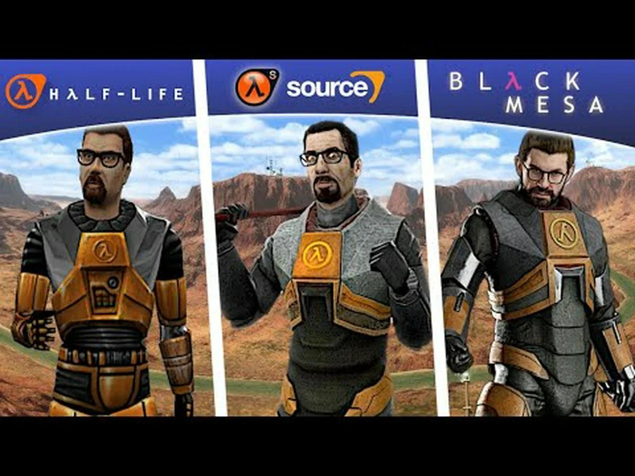 Half-life vs Half-life Source vs Black Mesa Comparison | Part Two - Exteriors