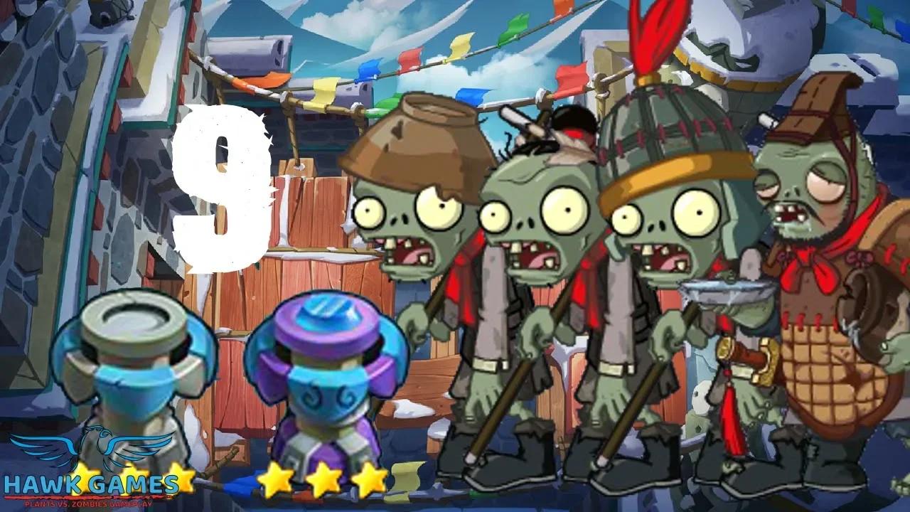 PvZ Online - Adventure Mode - Glacier Track 9 | @peacannon