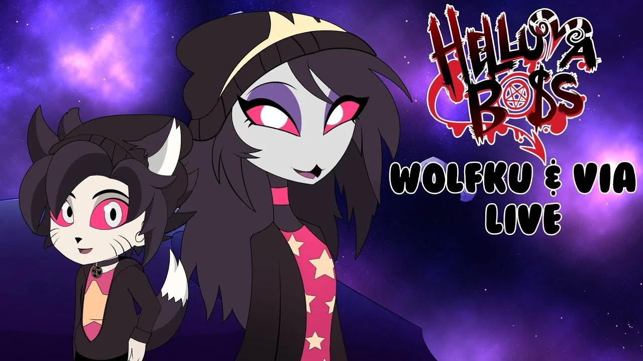 Wolfku & Via: Helluva Hazbins
