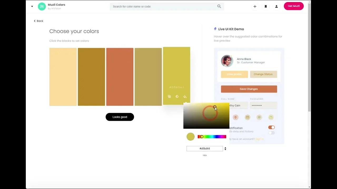 Lets find best color pallet for your UI design