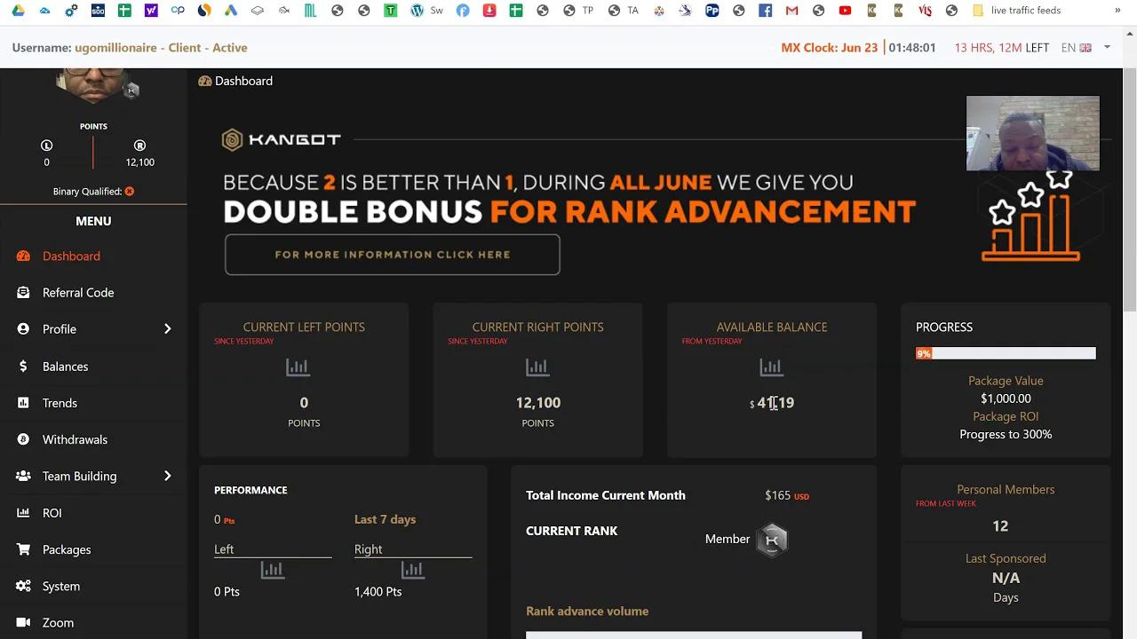 Kangot paying over 1% daily. Long term stable program