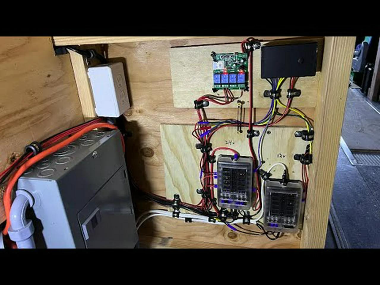 MEGA VLOG 604: low voltage power install! (bus wiring)